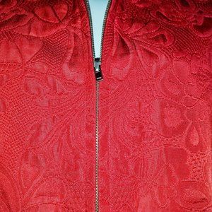 Marshall Field'S | Jackets & Coats | Marshall Fields Front Zip Jacquard ...